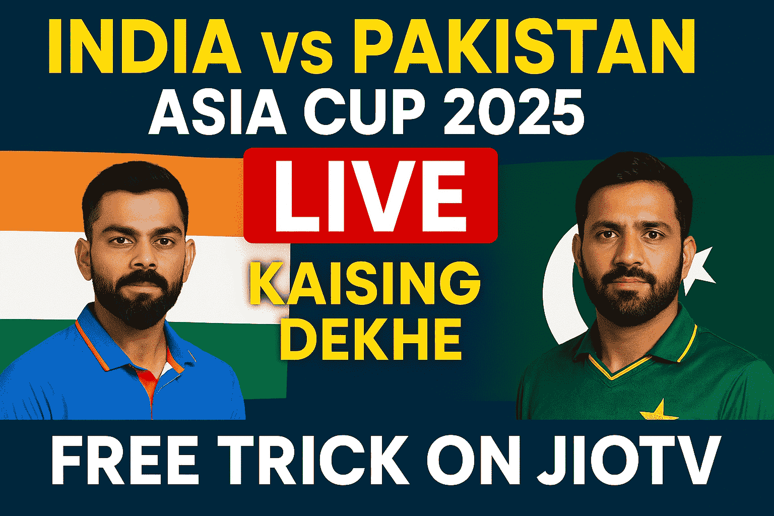 India vs Pakistan Asia Cup Live Streaming, JioTV Free. - News9to5.com